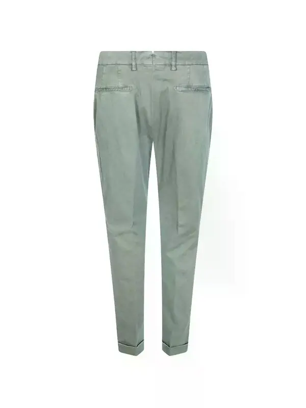 BERWICH Pleated Turn-up Trousers
