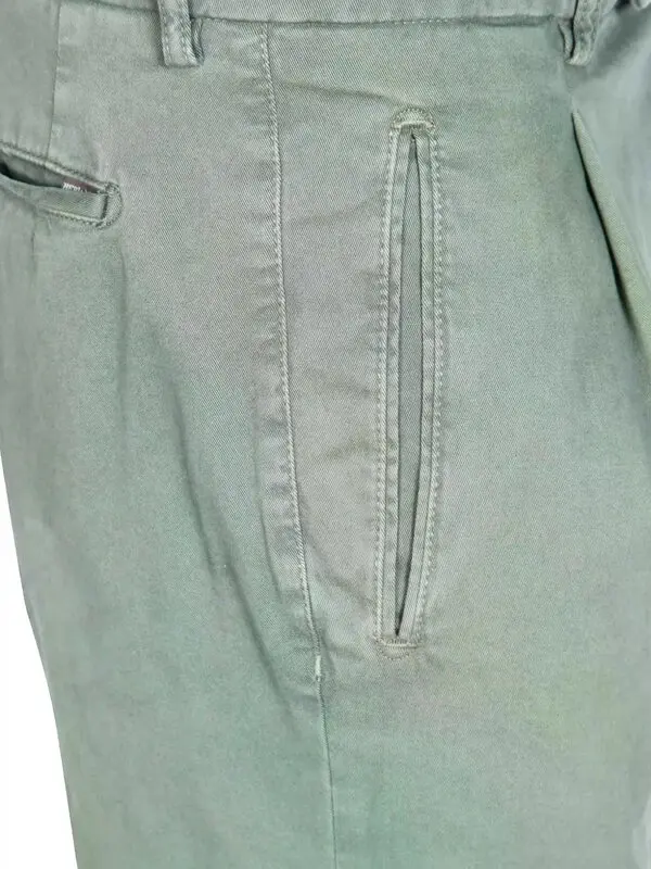 BERWICH Pleated Turn-up Trousers