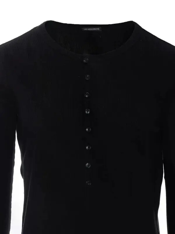 ANN DEMEULEMEESTER Hamar Button-detail T-shirt