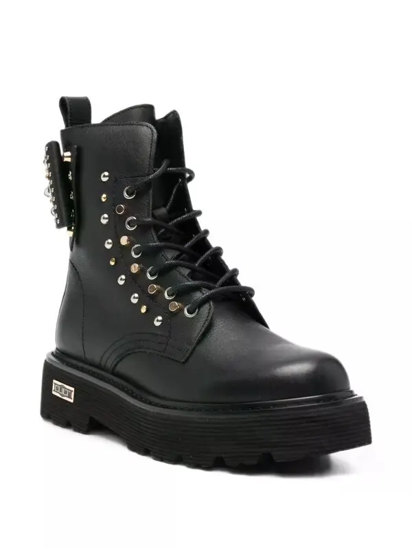 CULT Slash Stud-embellished Bow-detail Boots