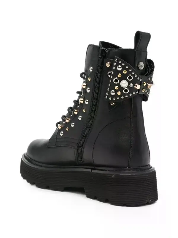 CULT Slash Stud-embellished Bow-detail Boots