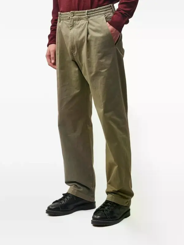C.P. COMPANY Pleated Elasticated-waist Trousers