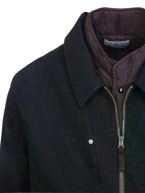 Stone Island Logo-patch Zip-up Jacket
