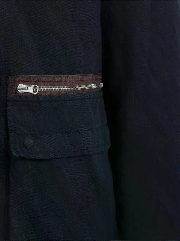 Stone Island Logo-patch Zip-up Jacket