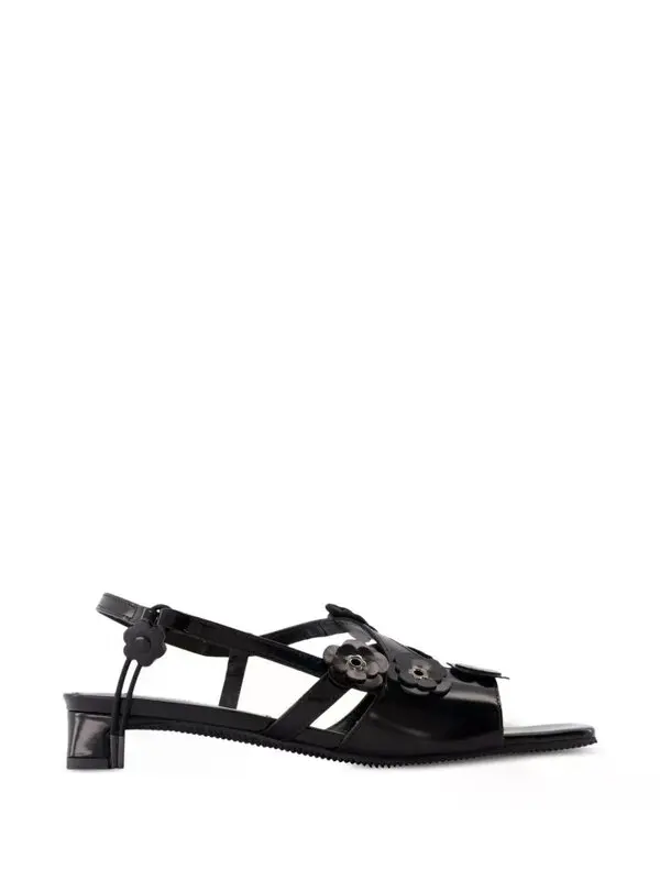 Cecilie Bahnsen Calfskin Sandals - Black