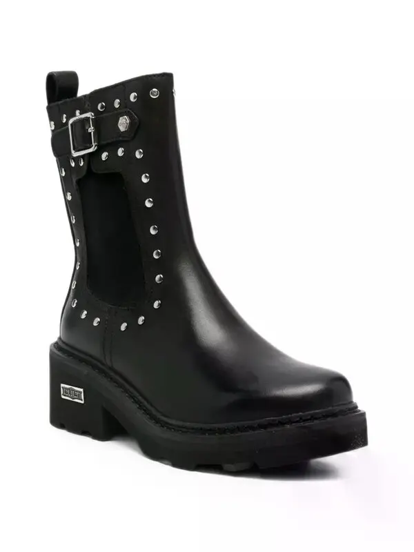CULT Grace Stud-embellished Buckled Boots