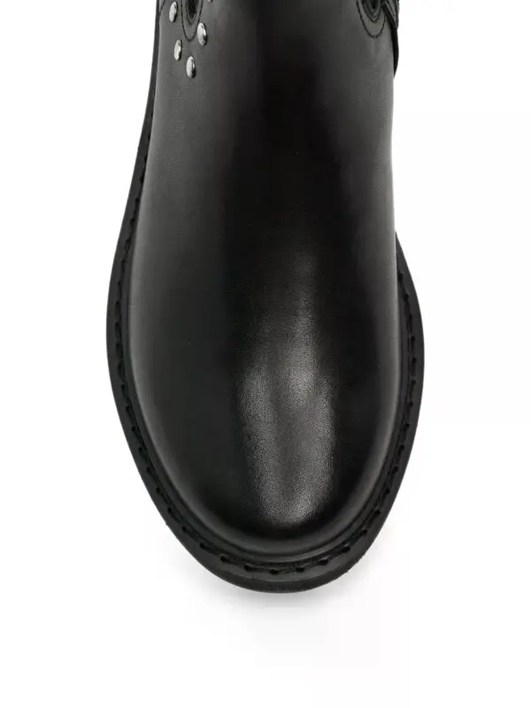 CULT Grace Stud-embellished Buckled Boots