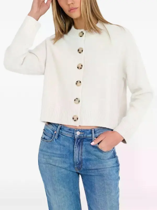 ARCHER CASHMERE Nina Button-up Knitted Cardigan