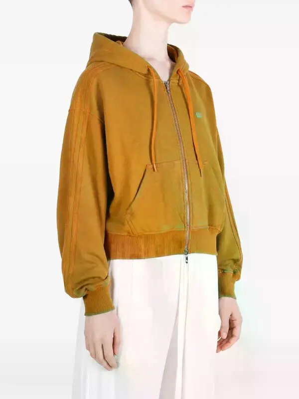 DIESEL® Faded Effect Zip-up Hoodie