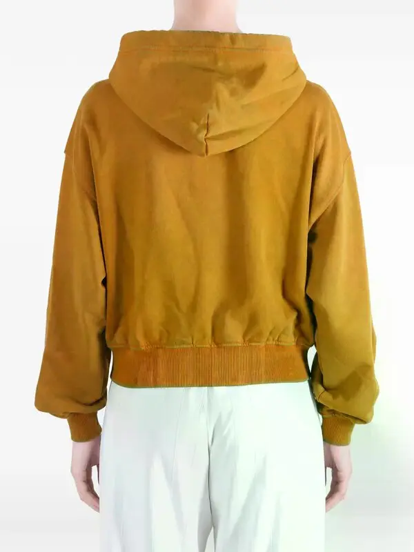 DIESEL® Faded Effect Zip-up Hoodie