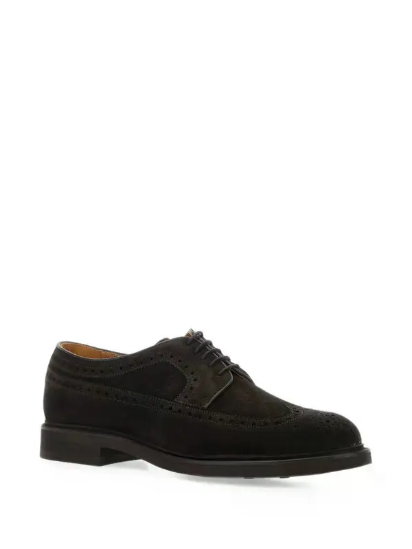 BERWICK 1707 Brogue-detail Lace-up Shoes - Brown