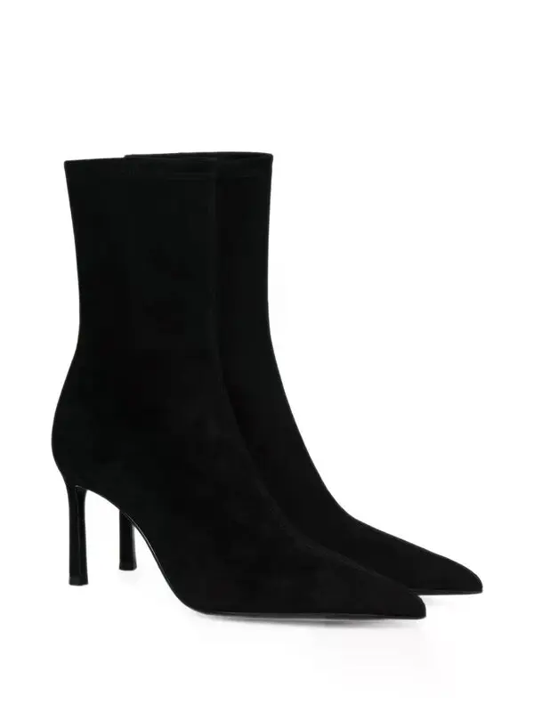 POTAMY Point-toe Suede Ankle Boots
