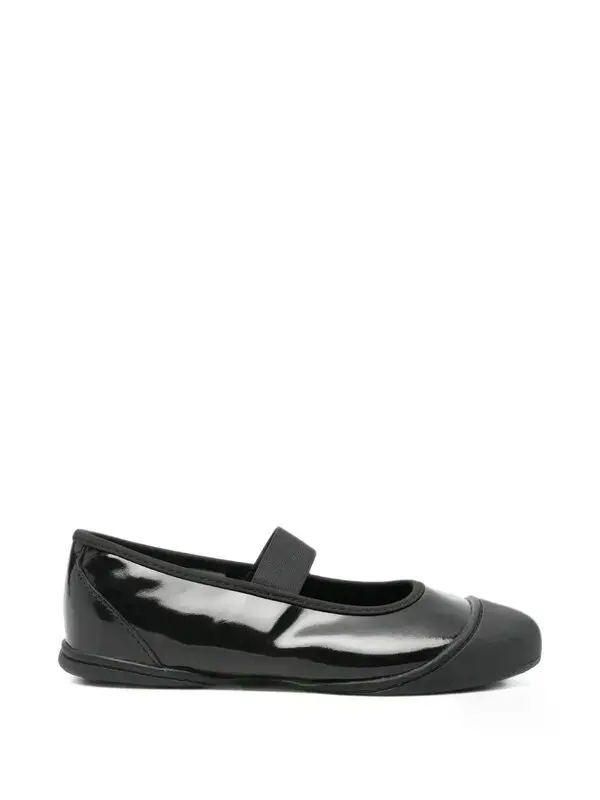 VANS Patent Leather Ballet Flats - Black