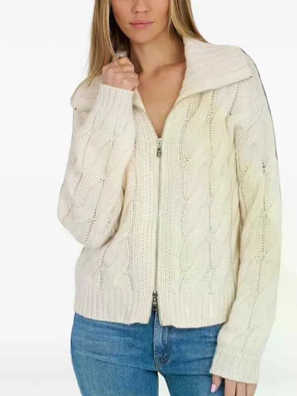 ARCHER CASHMERE Callie Cable-knit Cashmere Cardigan