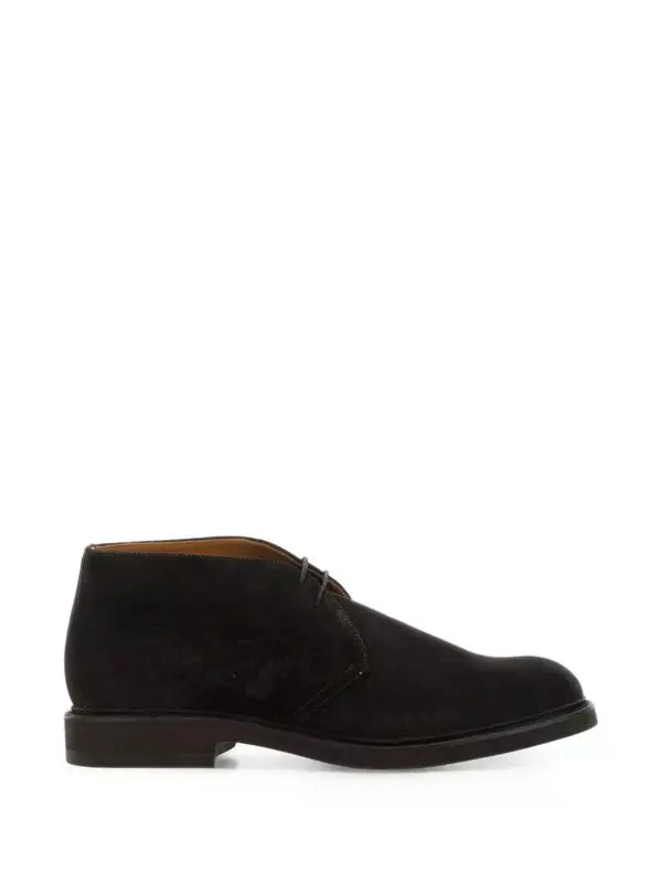 BERWICK 1707 Suede Desert Boots - Brown