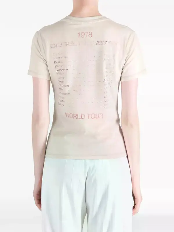 DIESEL® Graphic Print T-shirt - Neutrals
