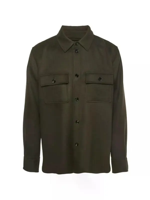 Loro Piana Jim Button-up Overshirt - Green