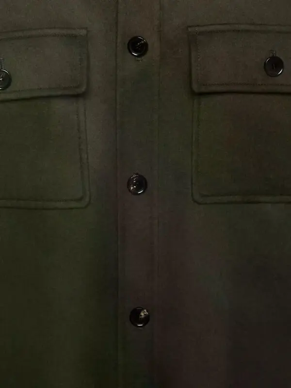 Loro Piana Jim Button-up Overshirt - Green