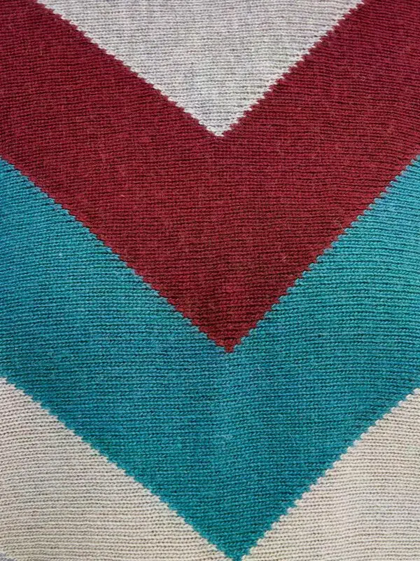 BENETTON Chevron-knit Sweater