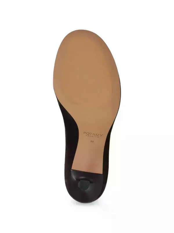 POTAMY Suede Heeled Pumps
