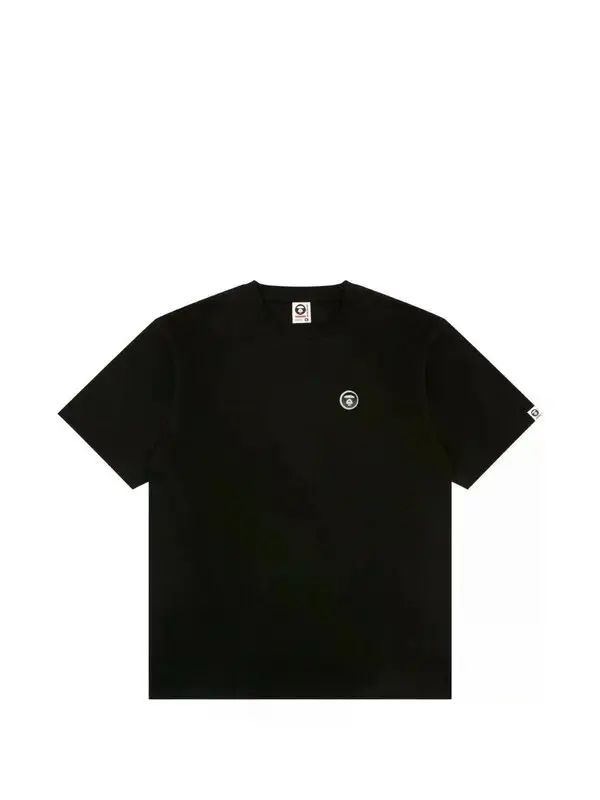 AAPE BY *A BATHING APE Moonface-patch T-shirt - Black