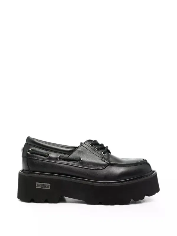 CULT Rocky Platform Lace-up Loafers - Black