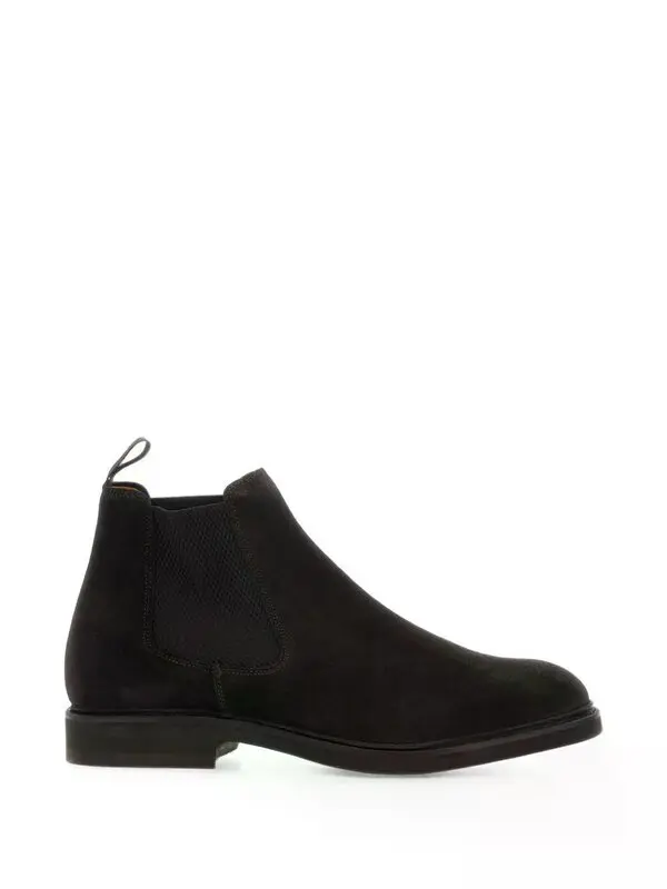 BERWICK 1707 Suede Chelsea Boots - Brown