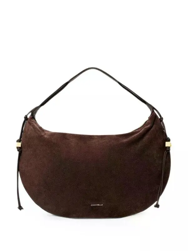 COCCINELLE Suede Shoulder Bag - Brown
