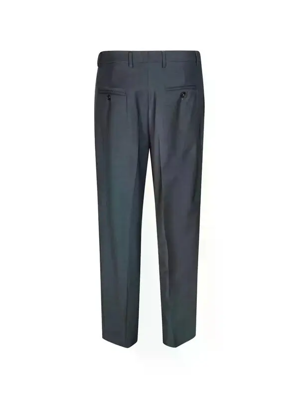 AMARANTO Pleated Straight-leg Trousers