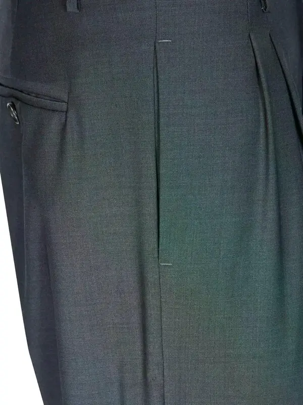 AMARANTO Pleated Straight-leg Trousers
