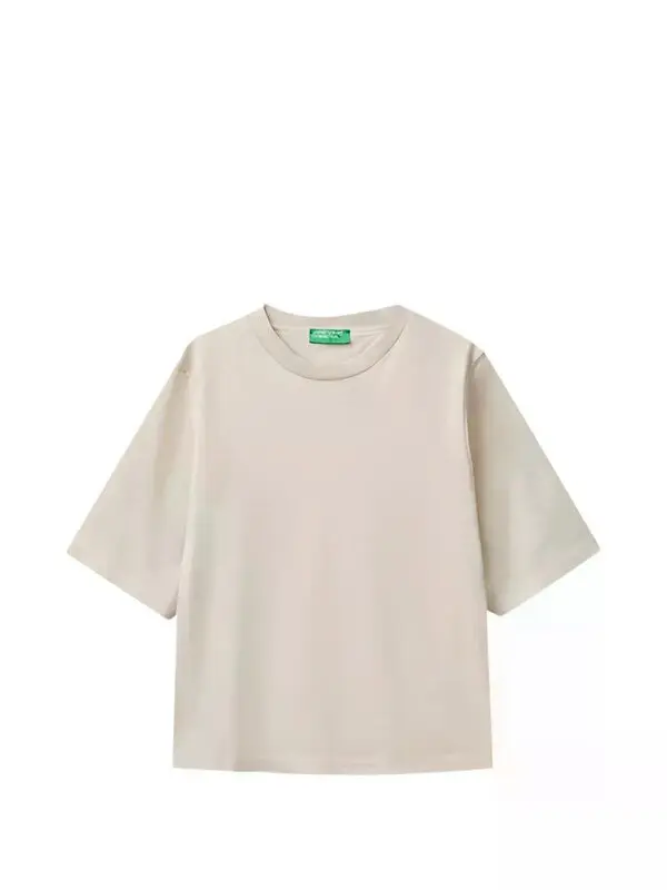 BENETTON Crew-neck T-shirt - Neutrals