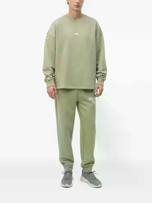 Hugo Logo-print Sweatshirt In Cotton Terry