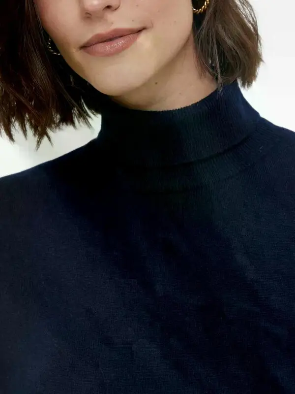 BENETTON Roll-neck Knitted Sweater