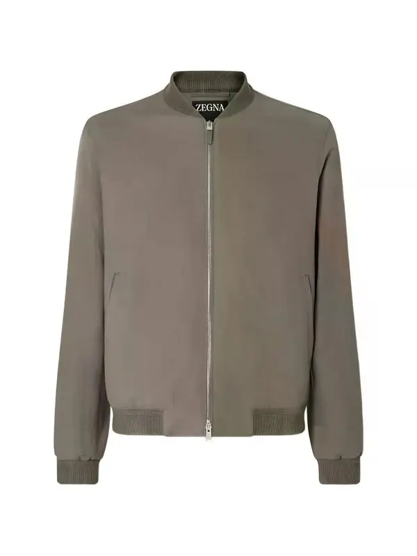 Zegna Oasi Lino Bomber Jacket