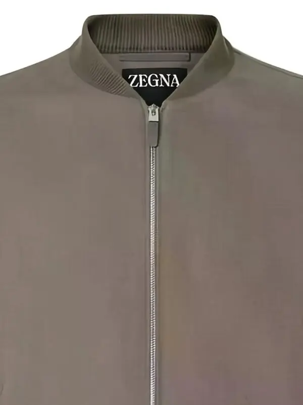 Zegna Oasi Lino Bomber Jacket