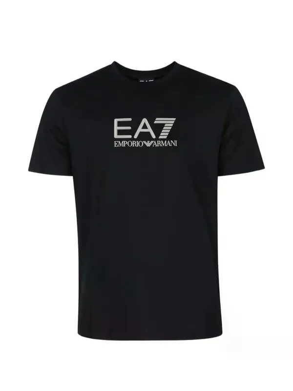 EA7 Logo-print T-shirt - Black
