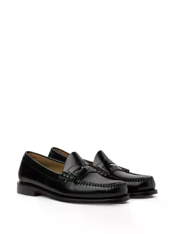 Karl Lagerfeld X G.h. Bass Polished Leather Penny Loafers