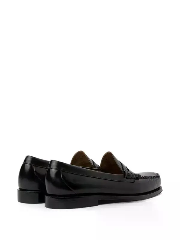 Karl Lagerfeld X G.h. Bass Polished Leather Penny Loafers