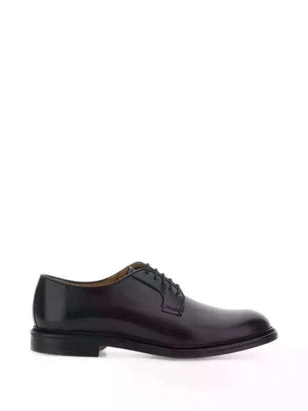 BERWICK 1707 Leather Lace-up Shoes - Black