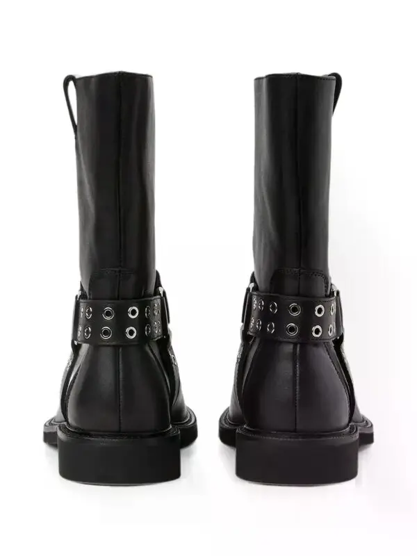 Karl Lagerfeld Sadie Studs Harness Boots
