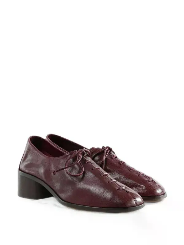Hereu Lace-up Block-heel Pumps