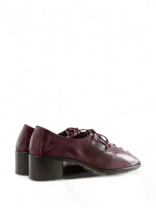 Hereu Lace-up Block-heel Pumps