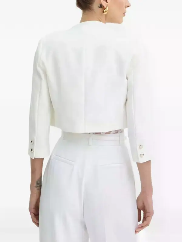 MORGAN Cropped Jacket With Button Cuffs