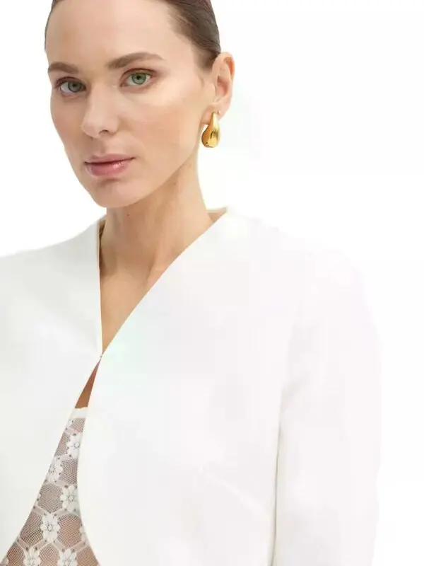MORGAN Cropped Jacket With Button Cuffs