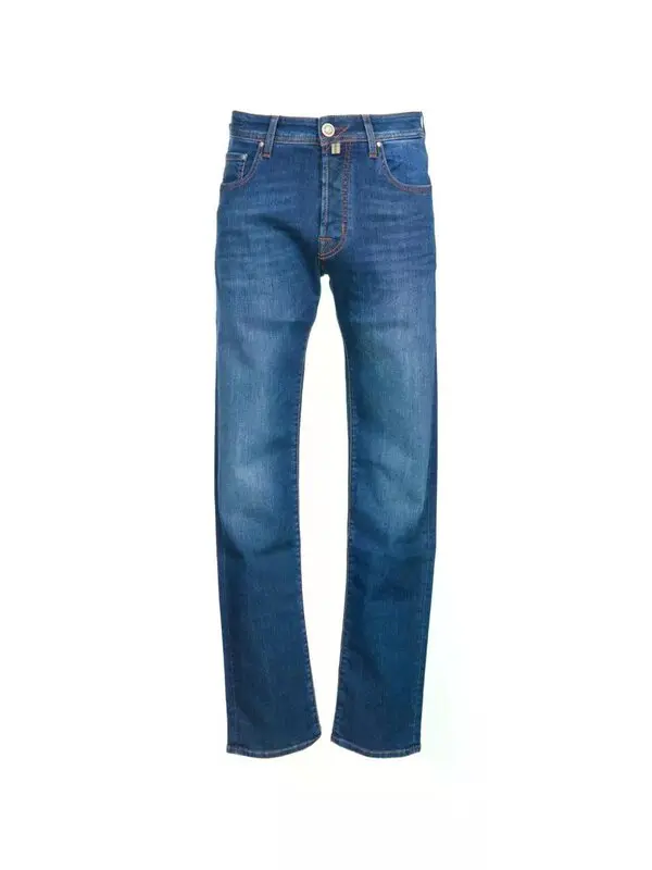 Jacob Cohen Faded-effect Straight-leg Jeans