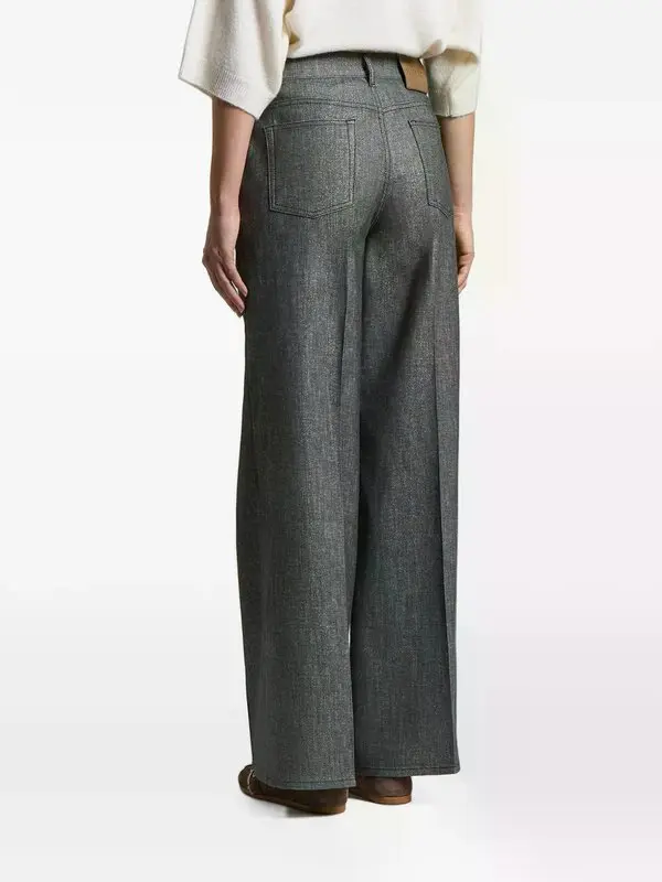 Peserico Metallic-effect Trousers
