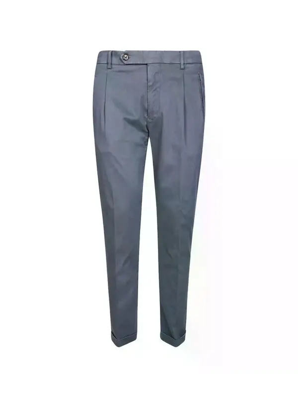 BERWICH Pleated Turn-up Trousers