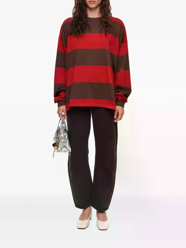 Bimba Y Lola Barrel Dark 5-pocket Denim Trousers