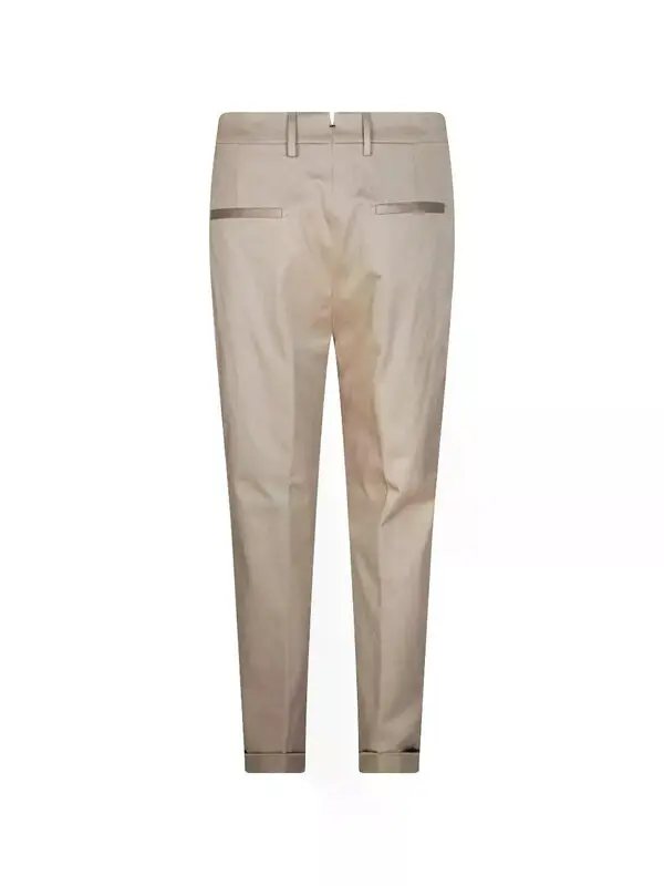 BERWICH Pleated Turned-up Trousers