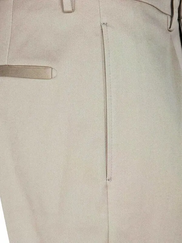 BERWICH Pleated Turned-up Trousers